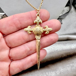 The Camino De Santiago Cross Necklace | the Way of Saint James | Sword ...