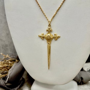 The Camino De Santiago Cross Necklace | the Way of Saint James | Sword ...