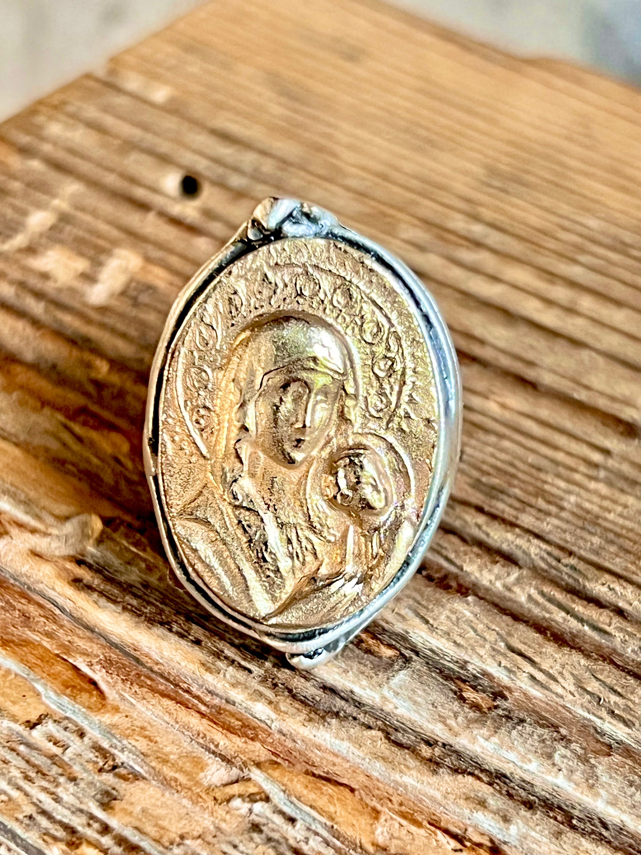 Our Lady of Perpetual Help Ring Catholic Mary and Baby Jesus - Etsy