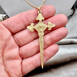 The Camino De Santiago Cross Necklace | the Way of Saint James | Sword ...