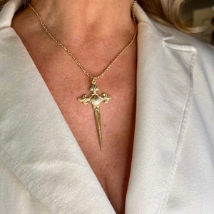 The Camino De Santiago Cross Necklace | the Way of Saint James | Sword ...