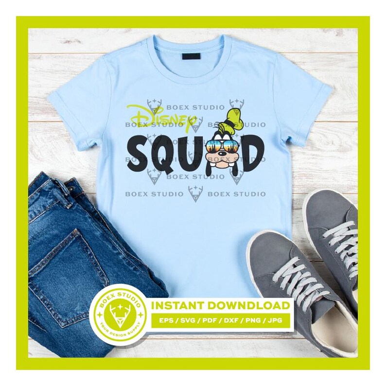 Disney Squad SVG, Mickey and Friends, Family Vacation (digital Download ...