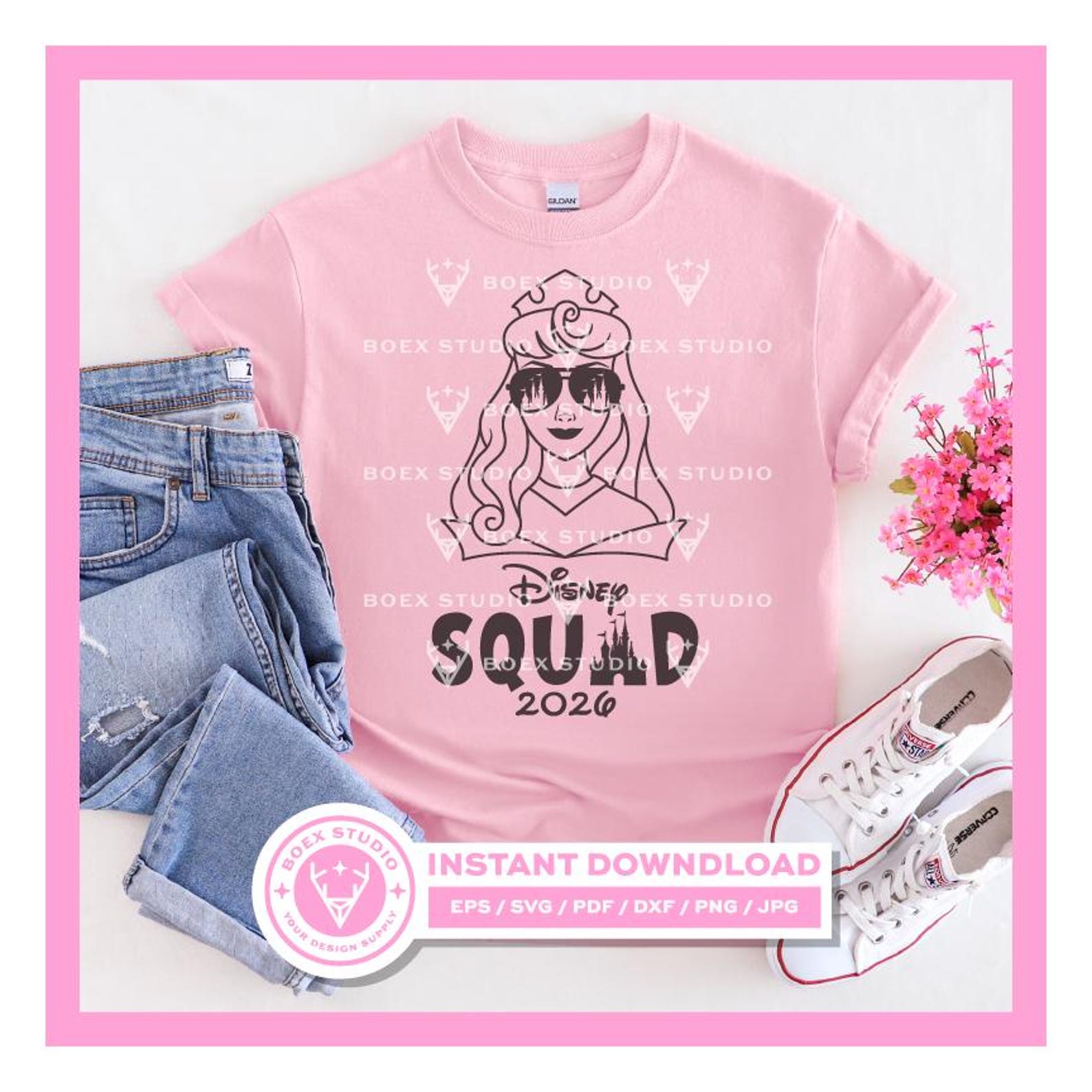 Disney Princess Squad SVG, Squad Goals, Disneyland, Princess Rapunzel ...