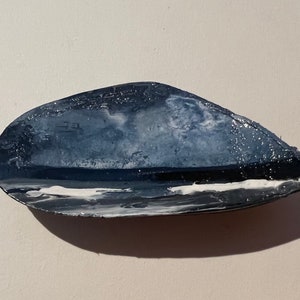 Welsh Hand Painted Mussel Shell - Etsy UK