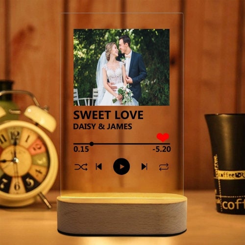 Spotify Song Plaque Personalized Spotify Song Gift Spotify - Etsy France