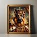 Funny Basenji Bathroom Wall Art, Basenji Sitting on the Toilet, Basenji ...