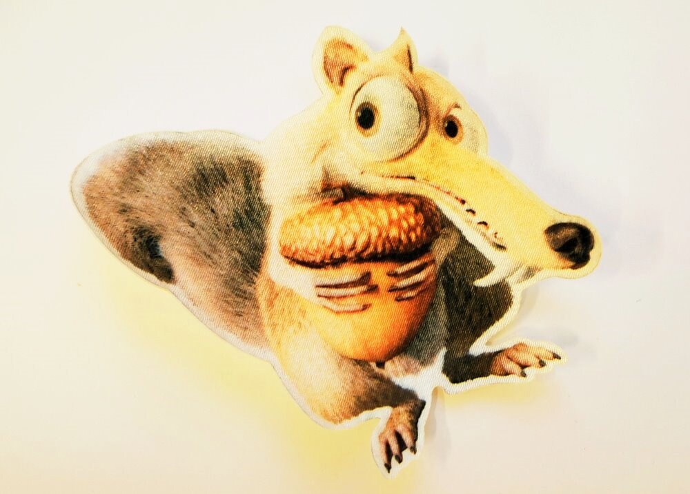 Patch SCRAT - Ice Age (print Only) for Mending Trouser Holes / Sweaters ...