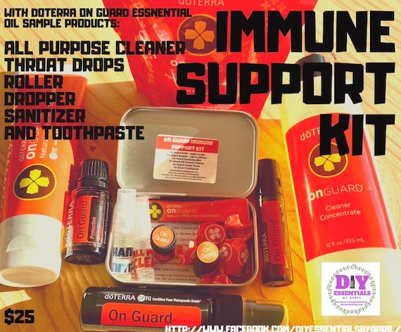 Immune Support Kit With Doterra on Guard Essential Oil | Etsy