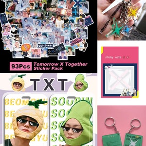 TXT Mystery Bag Custom Merch Gift Bag Goodie Bag bookmarks Keychains ...