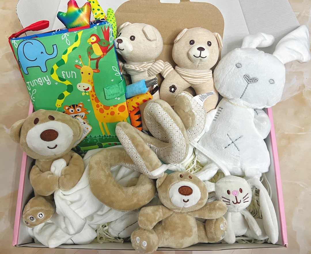 Baby Toy Box, Teddy Bear Toy Box, Bunny Toy Gift Box, Newborn Gift, New ...