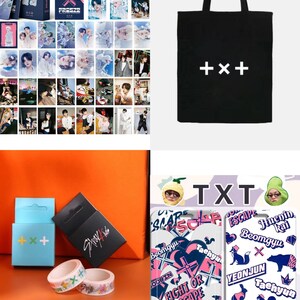 TXT Mystery Bag Custom Merch Gift Bag Goodie Bag bookmarks Keychains ...