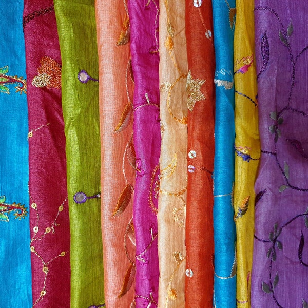 Sari Fabric - Etsy