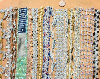 RARE Lot Antique Vintage Sari Trim Lace Ribbon 2 to 25 Pcs | Etsy