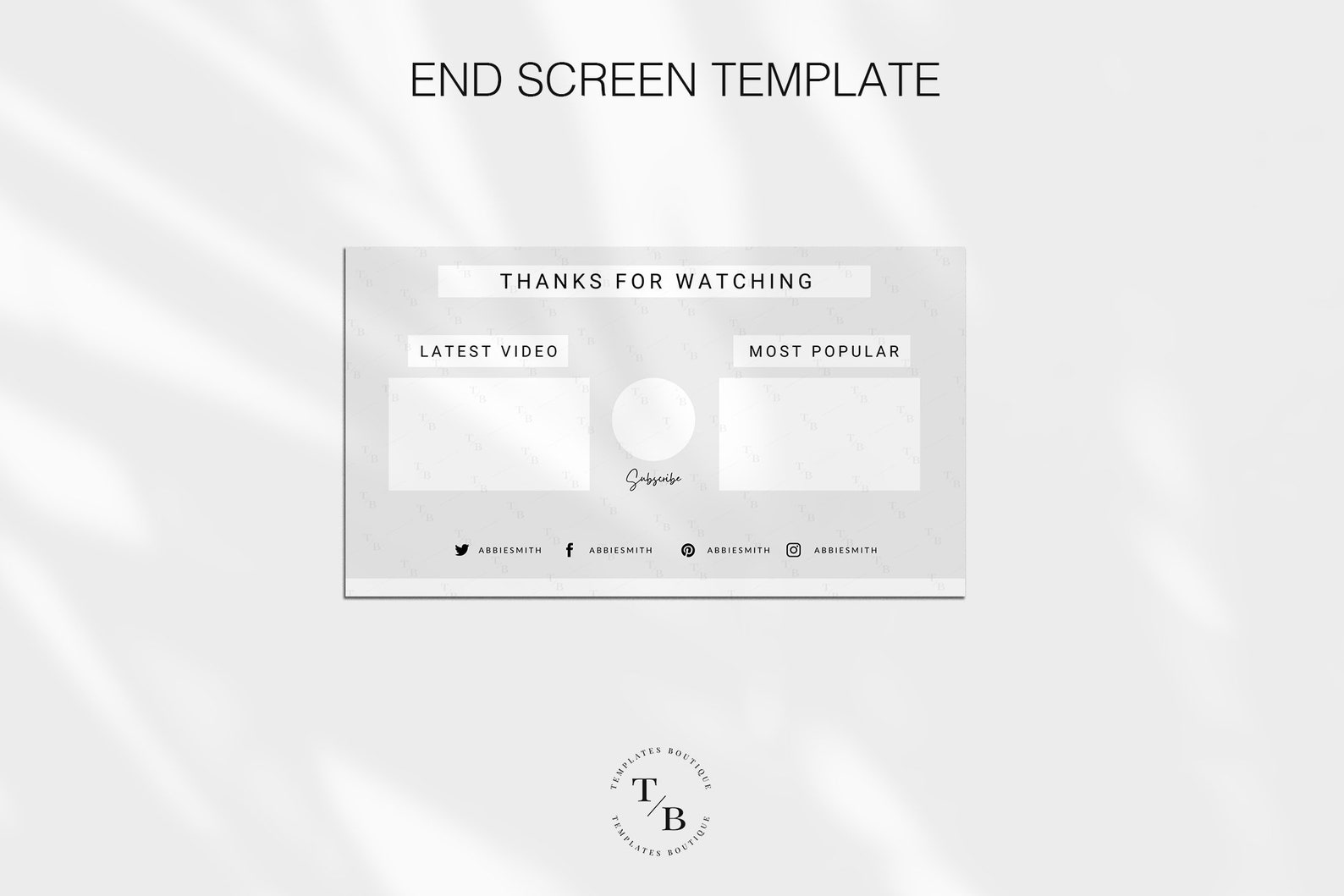 Youtube Channel Kit | Editable Canva Template | Minimal Clean Branding ...