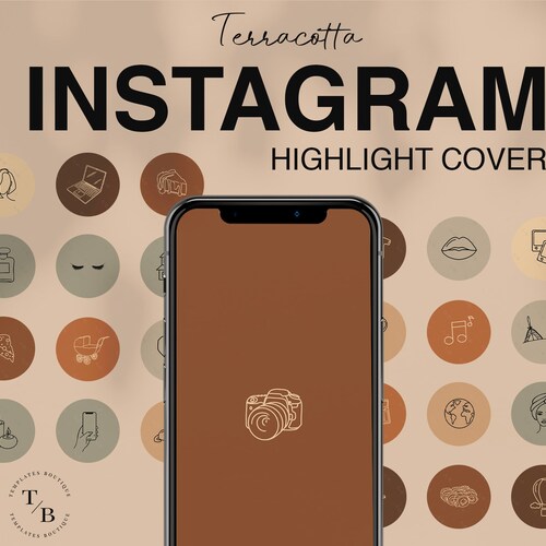 25 Neutral Instagram Highlight Covers Ig Story Icons | Etsy