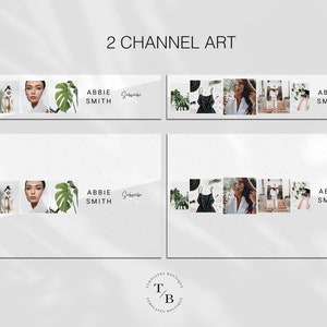 Youtube Channel Kit | Editable Canva Template | Minimal Clean Branding ...