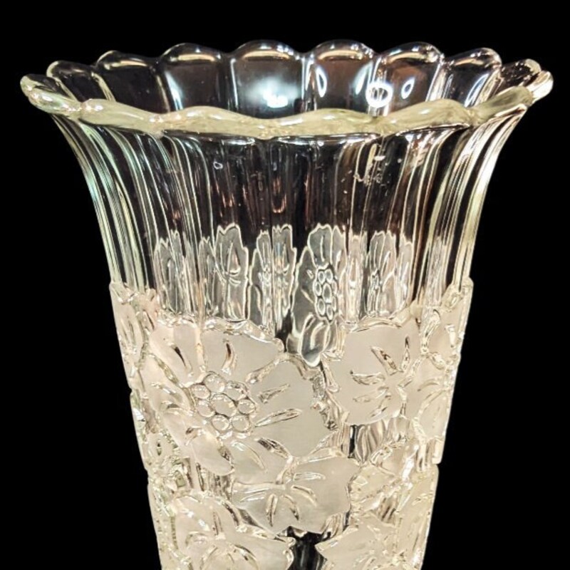 Etched Glass Vase - Etsy