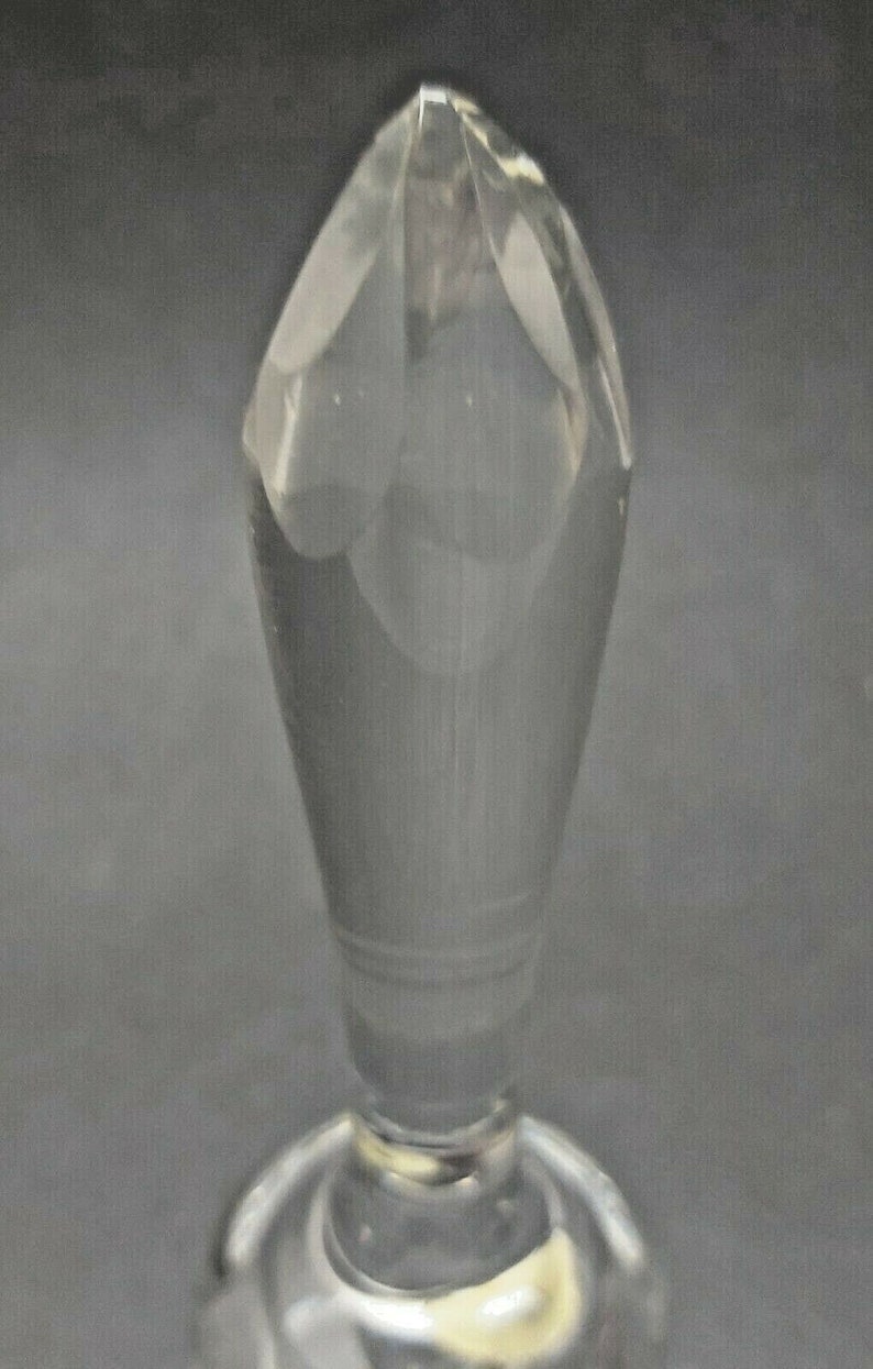 Vintage Clear Pinwheel Crystal Bell - Etsy