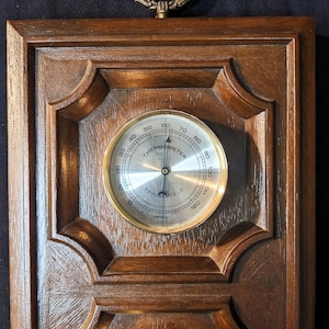 Vintage Springfield Weather Station Barometer Thermometer Humidity USA ...