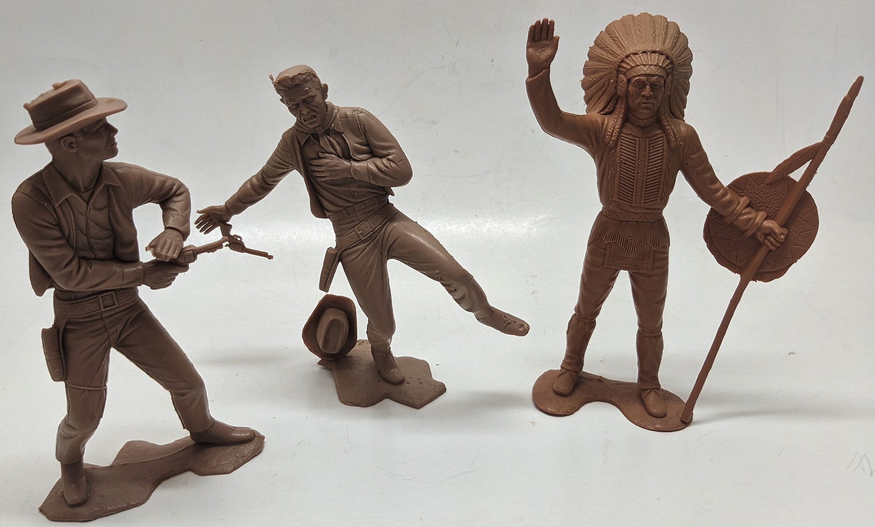 Vintage Marx Army Men Cowboys And Indians And Astronauts