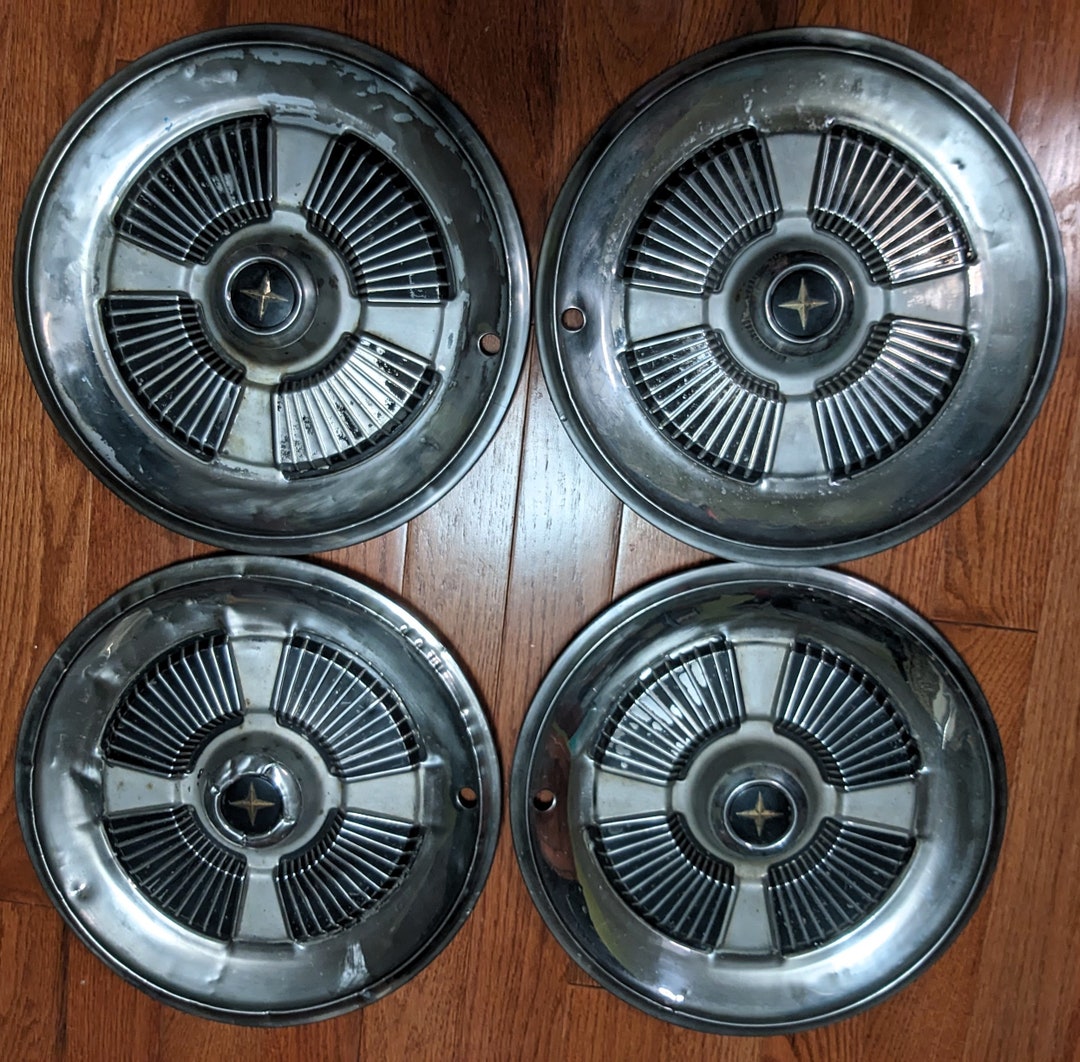 Vintage 1965 Ford Galaxie Hubcaps 15 Set of 4 - Etsy
