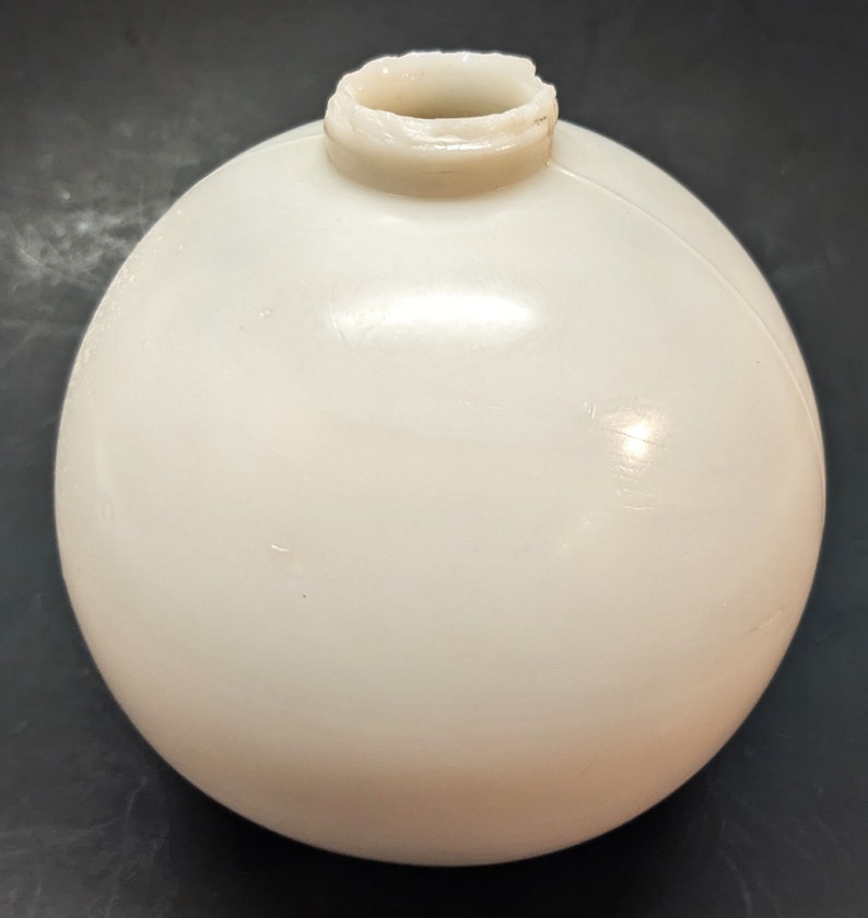 Antique Copper and Iron Lightning Rod With White Glass Bulb - Etsy