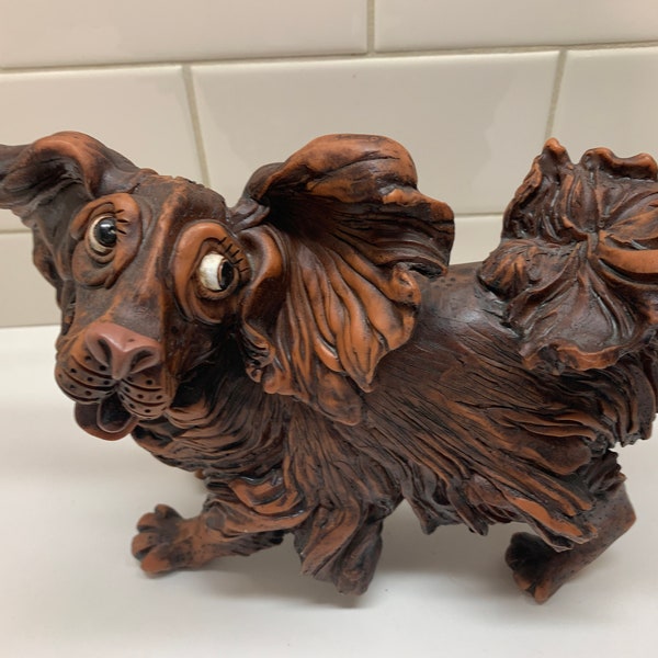 Resin Statue of Dog - Etsy