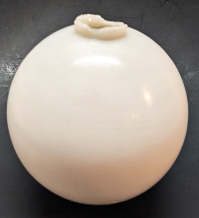 Antique Copper and Iron Lightning Rod With White Glass Bulb - Etsy