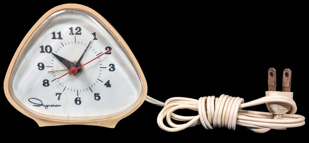 Vintage Ingraham Pentagon Alarm Clock Electric Tested Works - Etsy