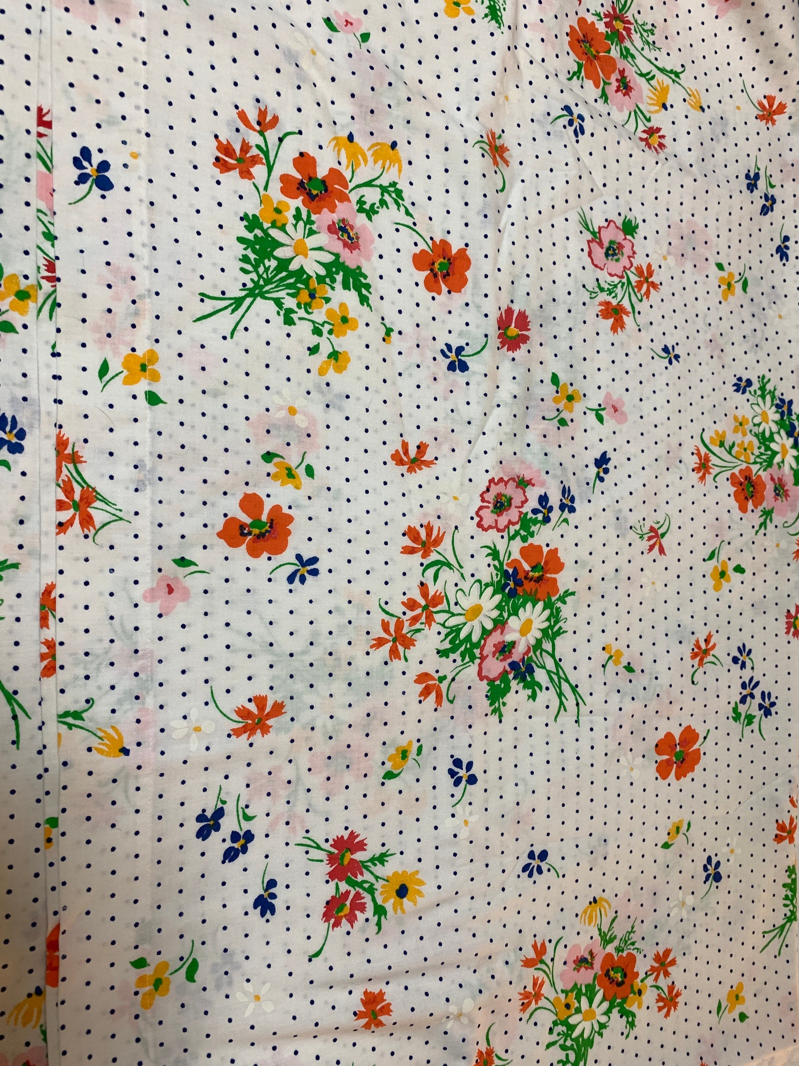 Sheet Small Flower Twin Flat Like New - Etsy