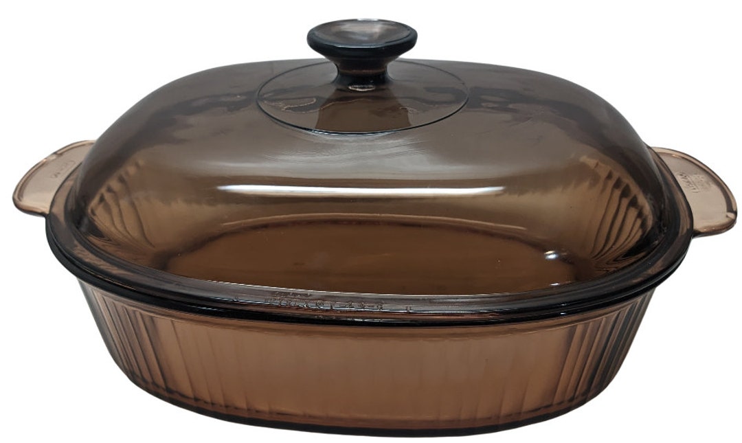 Corning Vision 4 Quart Casserole Roaster With Lid and Handles - Etsy