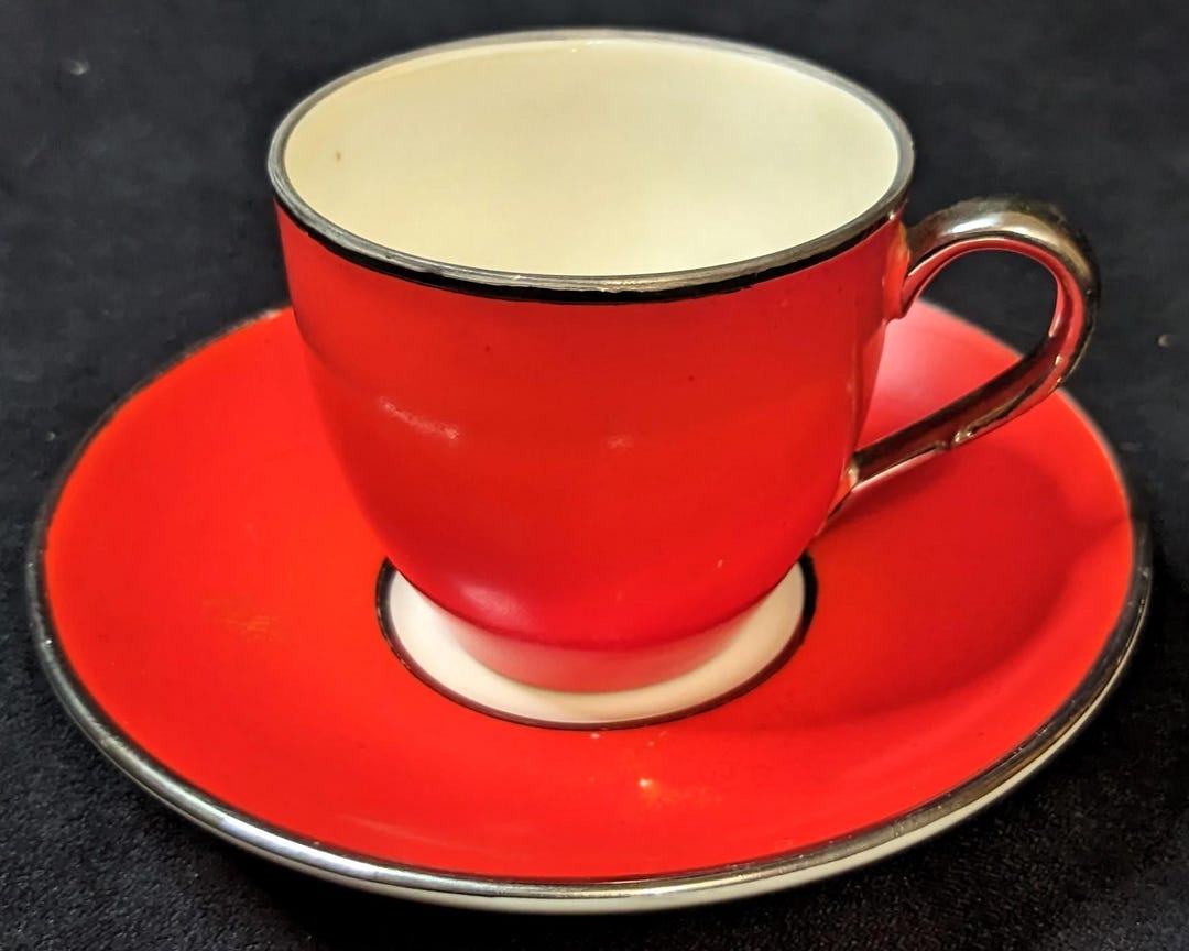 Art Deco Fraunfelter Manning Bowman Coffee Cup and Saucer - Etsy