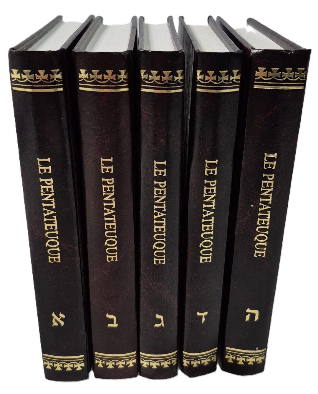 The Pentateuch or the 5 Books of Moses - Mini Hard Cover Set - Hebrew ...