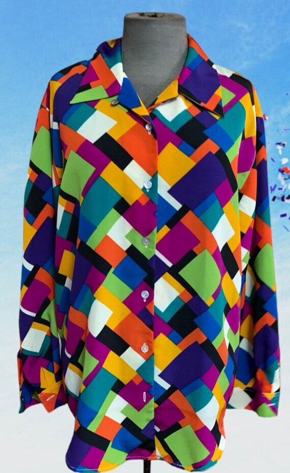 Vintage bright geo pattern - Gem