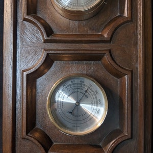 Vintage Springfield Weather Station Barometer Thermometer Humidity USA ...