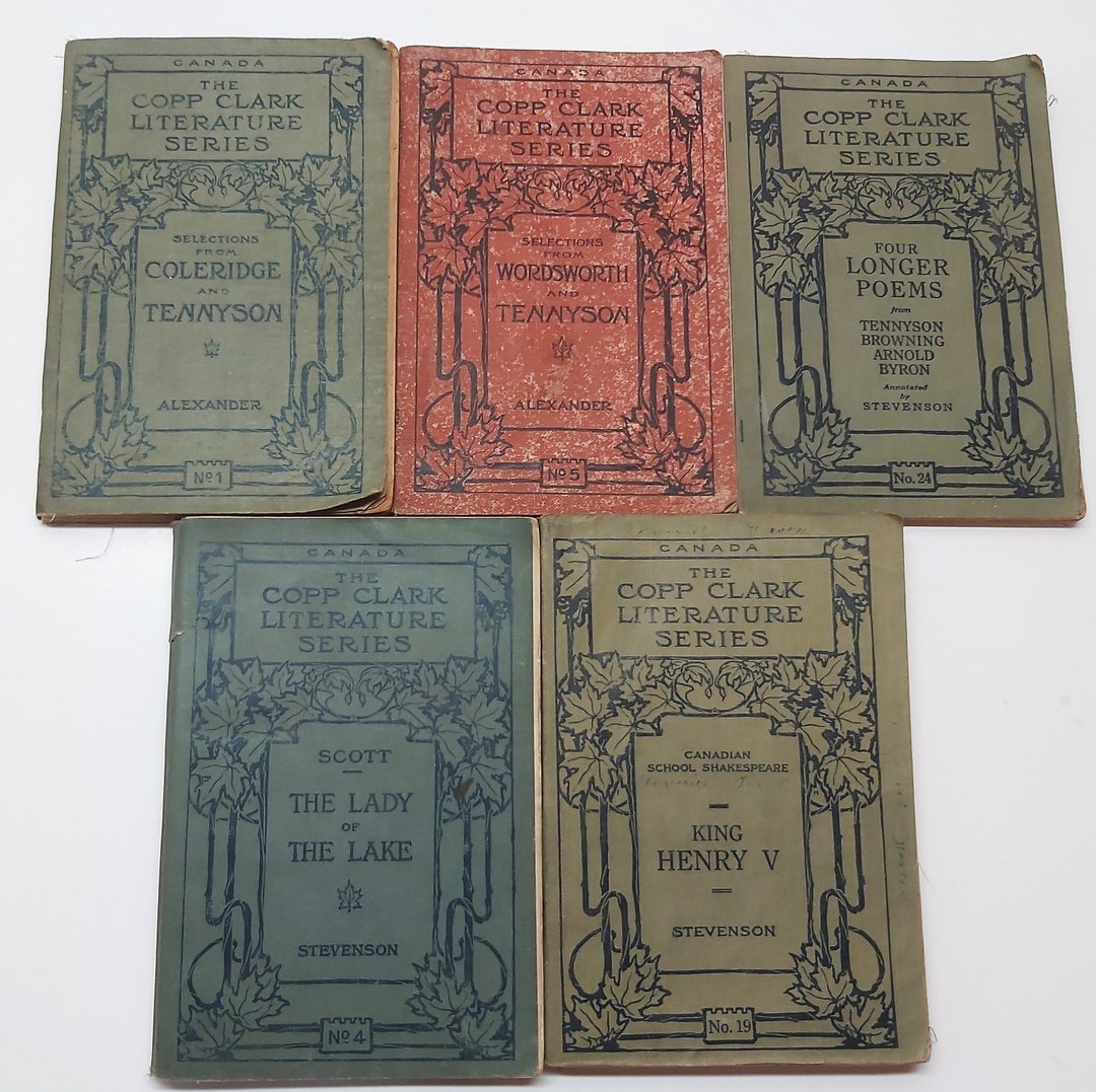 5 Copp Clark Literatur Serien Bücher Shakespeare Der - Etsy.de