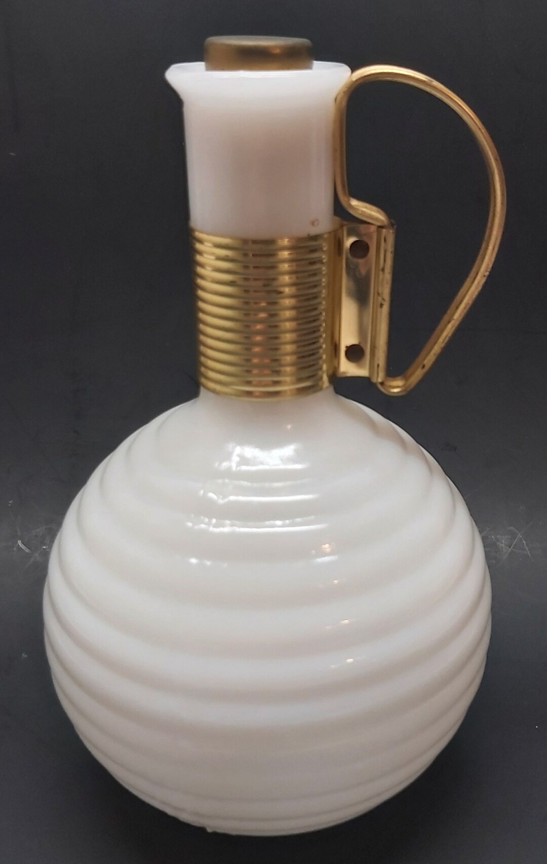 RARE Starline Rodney Kent Milk Glass Pitcher Decanter Collectible - Etsy