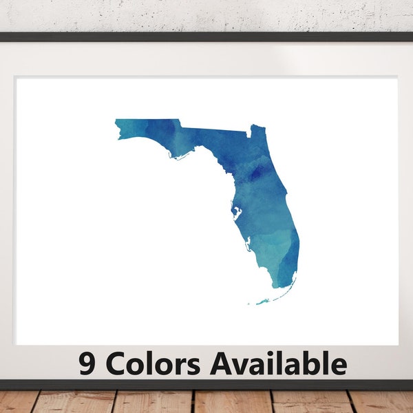 Florida Watercolor - Etsy