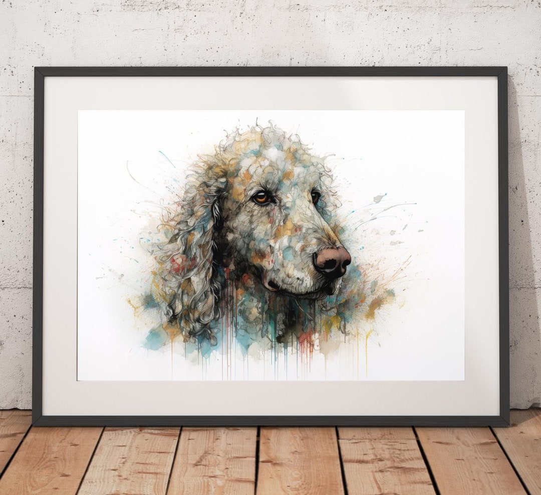 Watercolor Poodle Print - Unframed, Dog Wall Art, Poodle Art Print ...