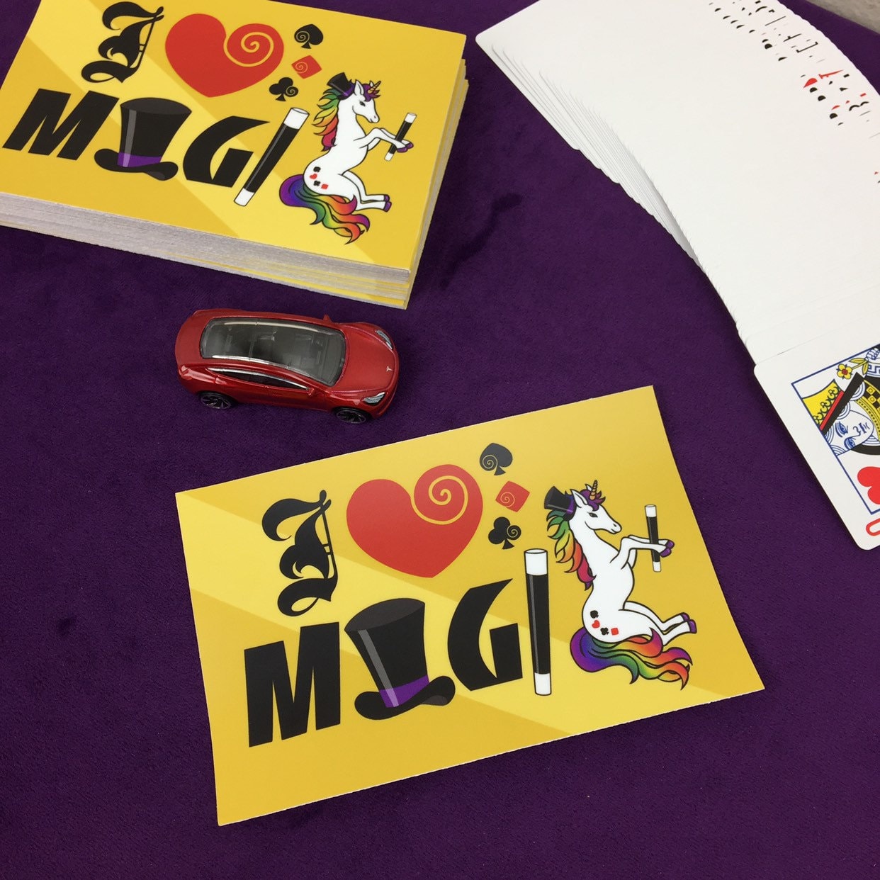 I Love Magic, Bumper Sticker. - Etsy