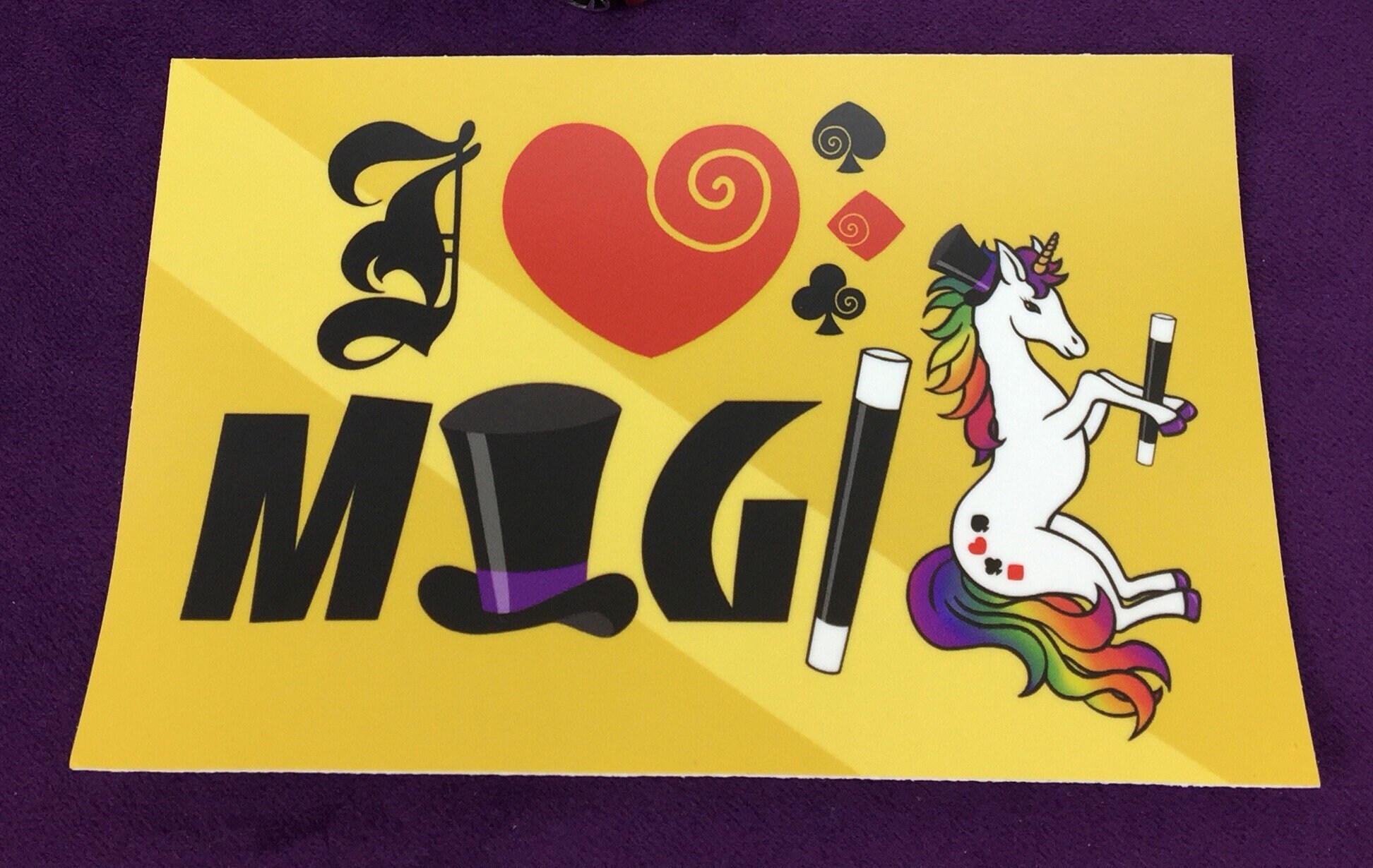 I Love Magic, Bumper Sticker. - Etsy