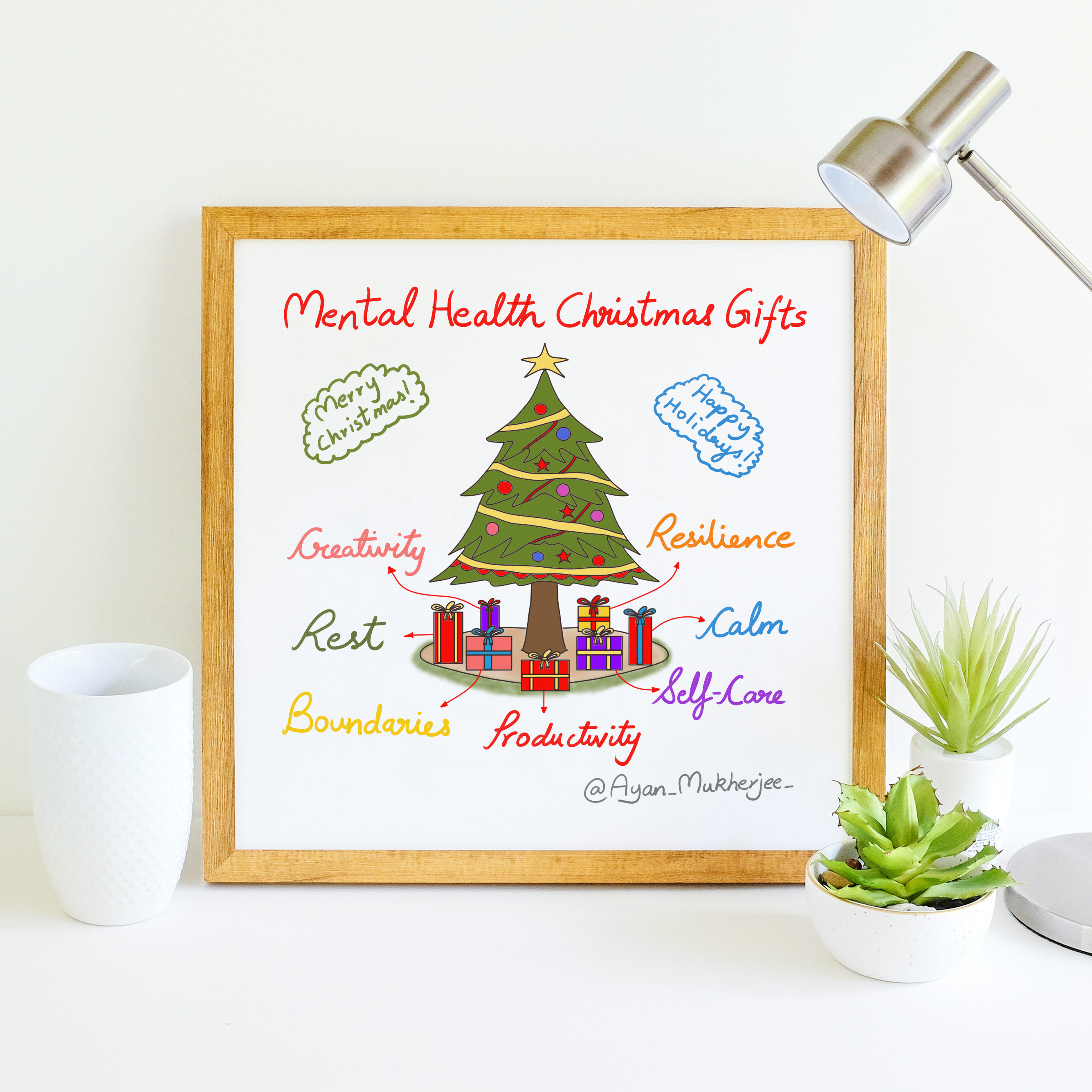 Mental Health Christmas Ts Instant High Resolution Download