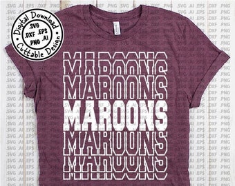 Moline Maroons Svg - Etsy
