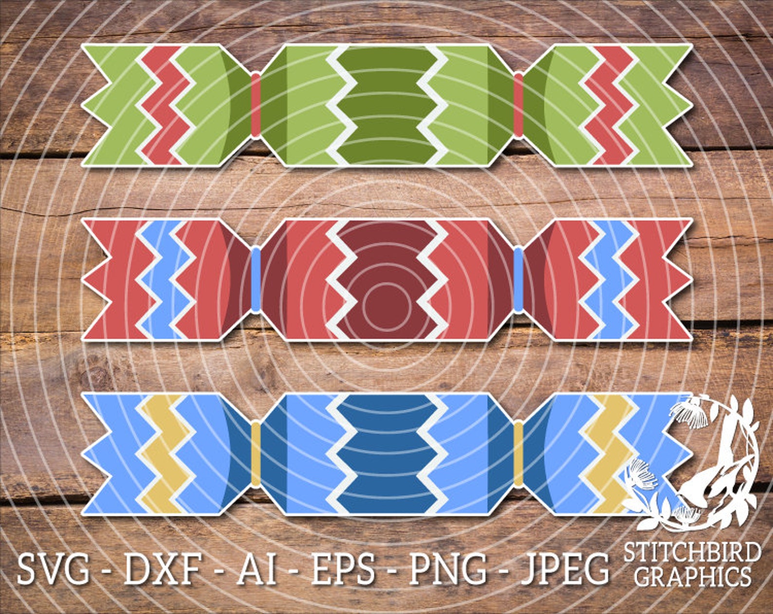 Christmas Cracker Bundle SVG DXF Instant Download Stitchbird - Etsy UK