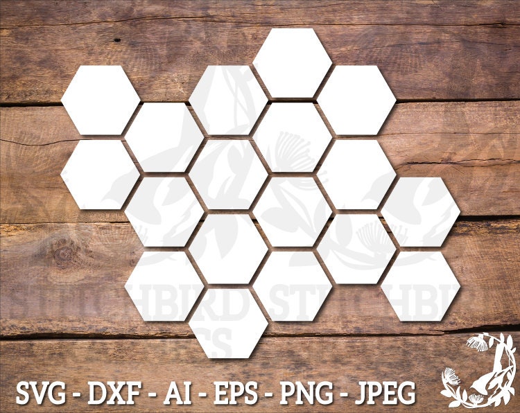 Honeycomb 1 SVG DXF Instant Download Stitchbird Graphics - Etsy UK