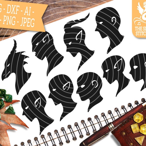 Dnd Races Svg - Etsy