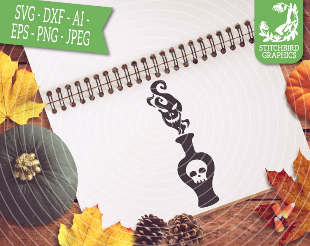 Halloween Poison SVG DXF Instant Download Stitchbird - Etsy
