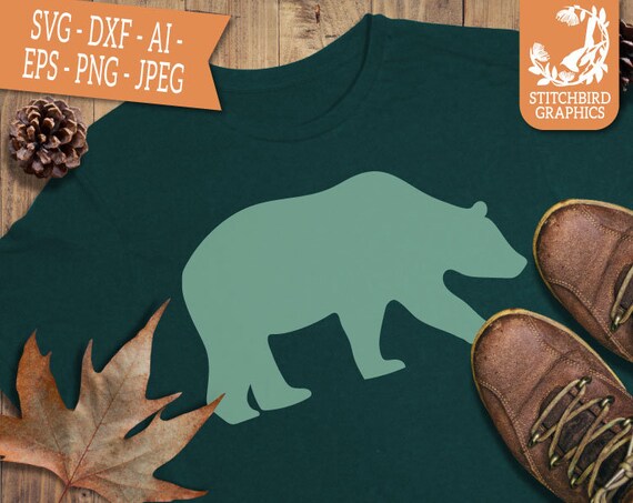 Bear SVG Instant Download Vector Art Commercial Use SVG | Etsy UK