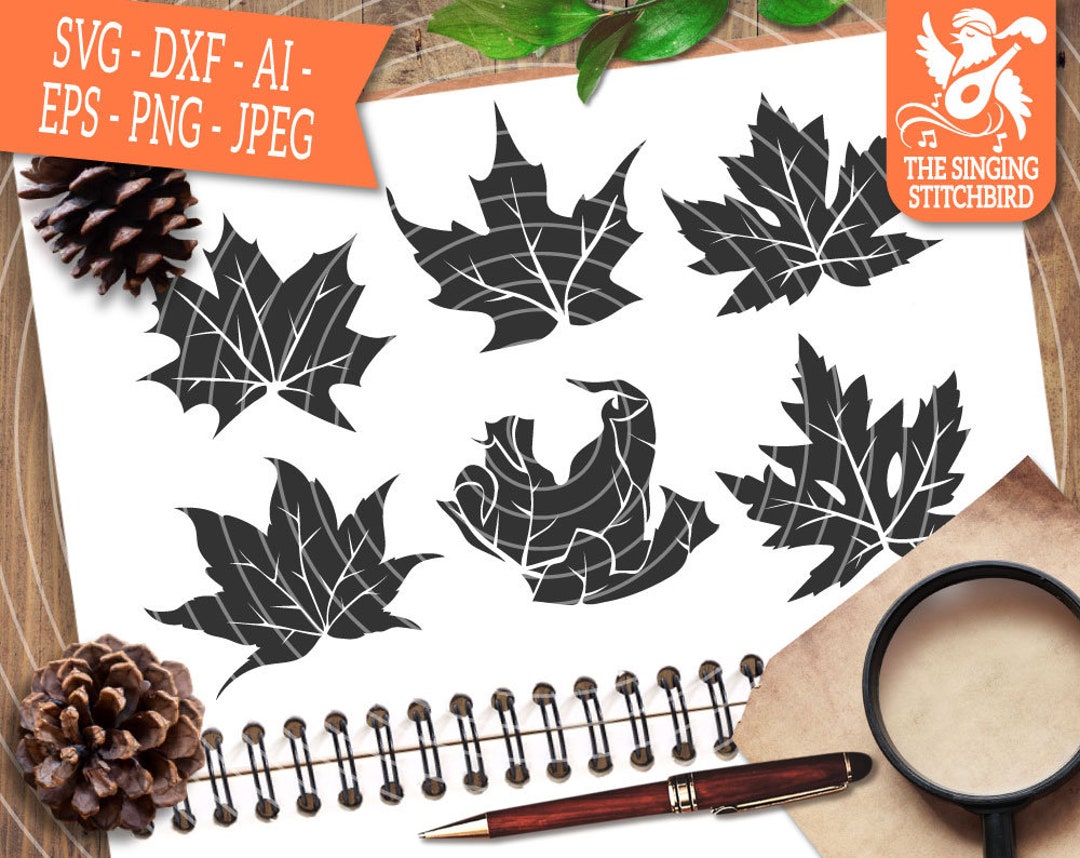 Maple Leaves SVG, Instant Download, Vector Art, Commercial Use SVG ...