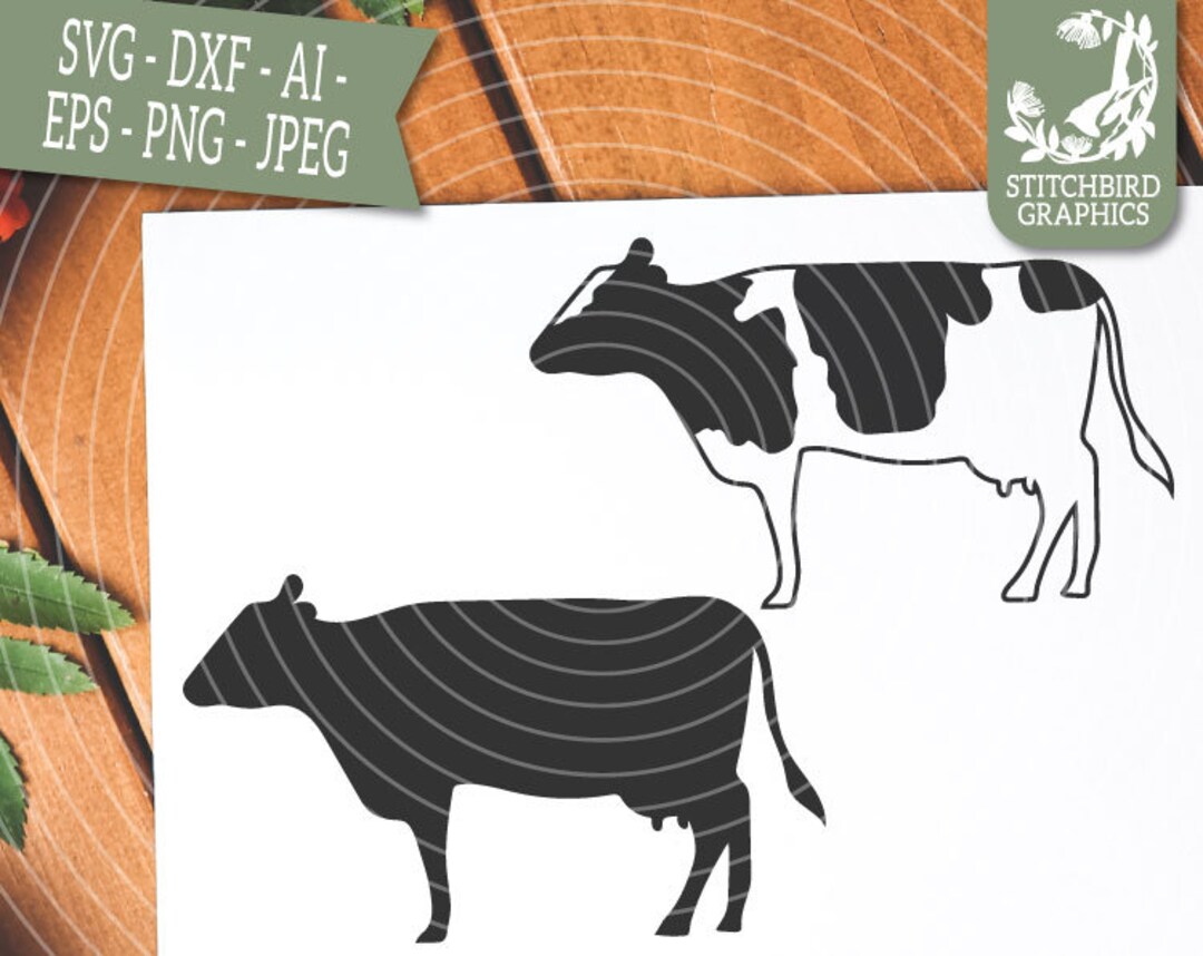 Cows SVG Instant Download Vector Art Commercial Use SVG - Etsy Canada